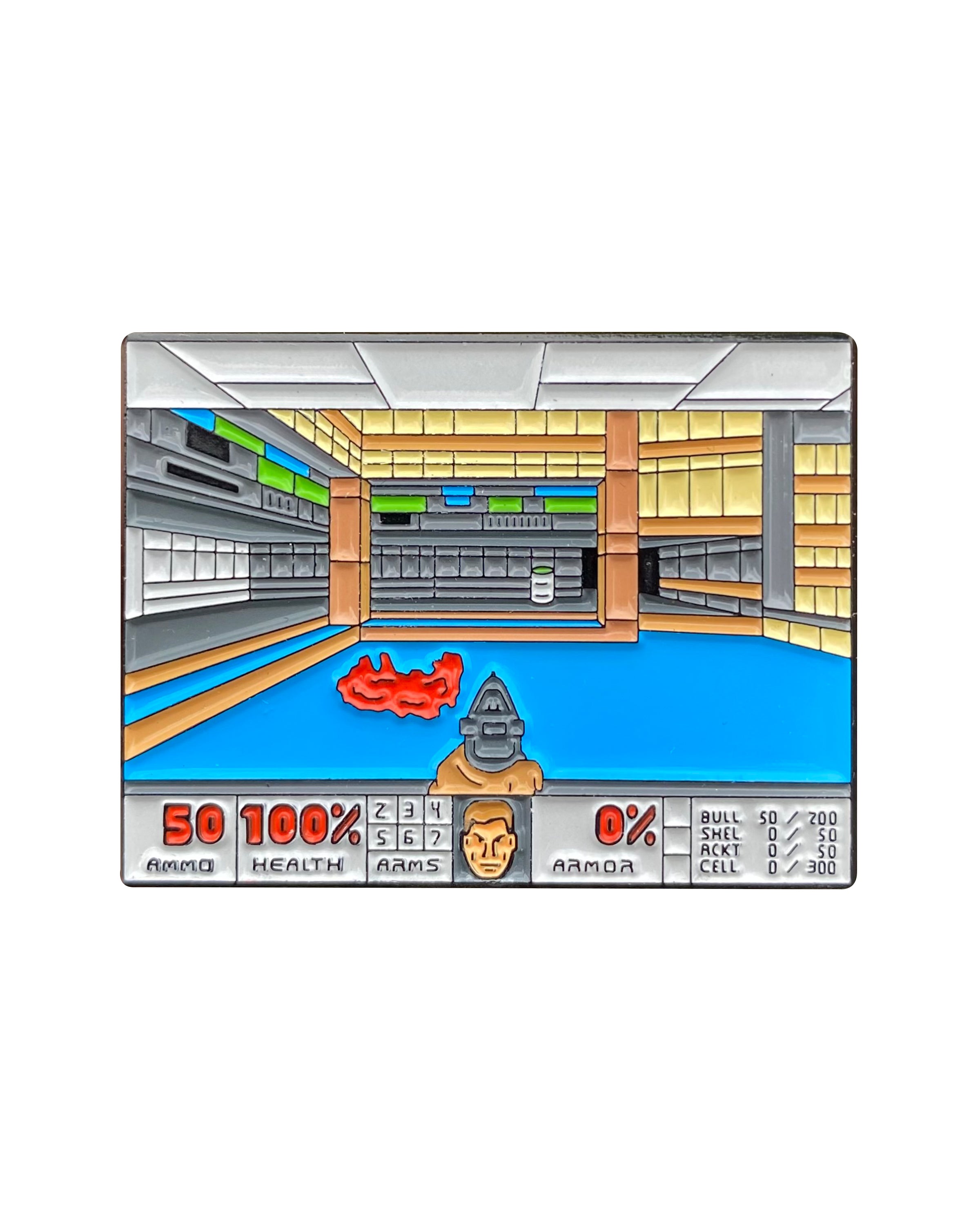 DOOM - 1993 - Enamel Pin – Quiet Visions