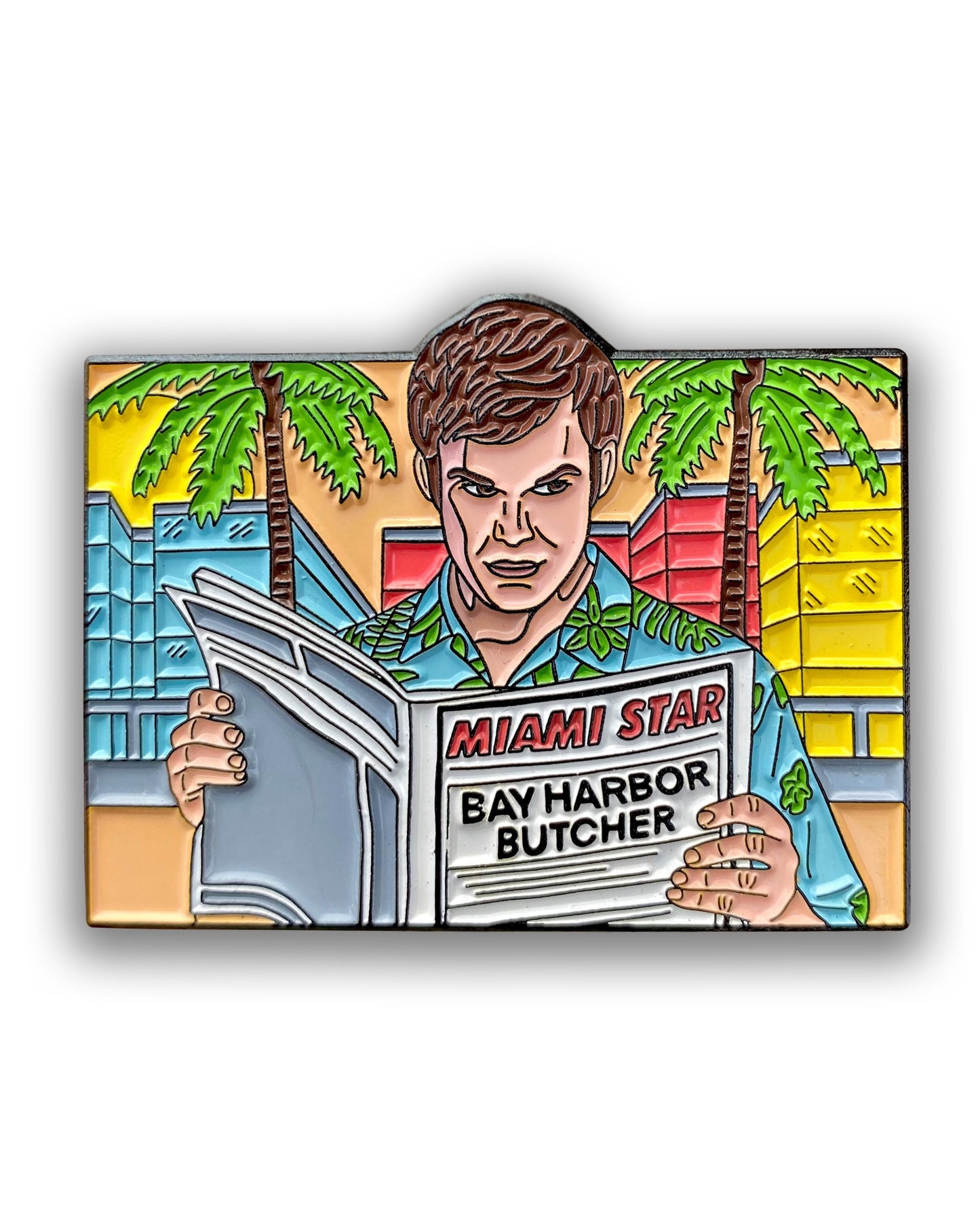 Dexter - Enamel Pin – Quiet Visions